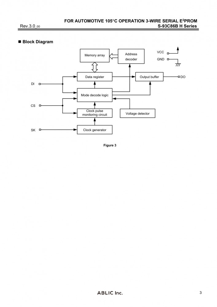 S-93C86B technical document page 3