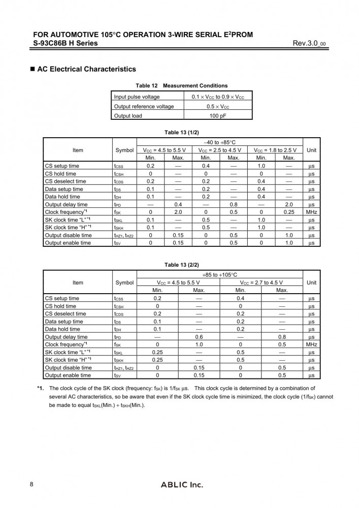 S-93C86B technical document page 8