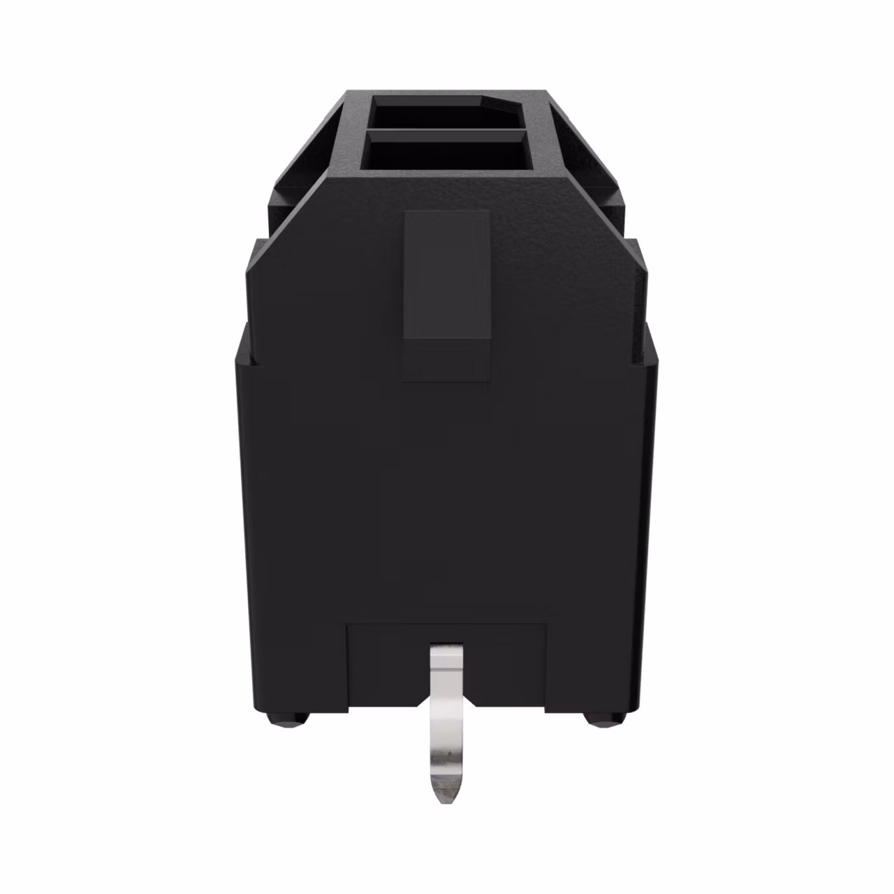 Micro-Fit 3.0 Vertical Header, 3.00mm Pitch, Dual Row, 2 Circuits, Kinked Tail, with PCB Polarizing Peg, 2.54µm Matte Tin Plating, Glow-Wire Capable, Black for sale