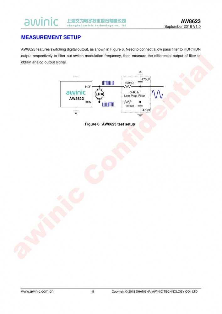 AW8623DNR datasheet page 8