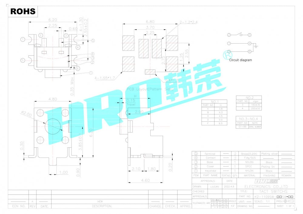 K2-1109SW-B3SW-04 technical document preview