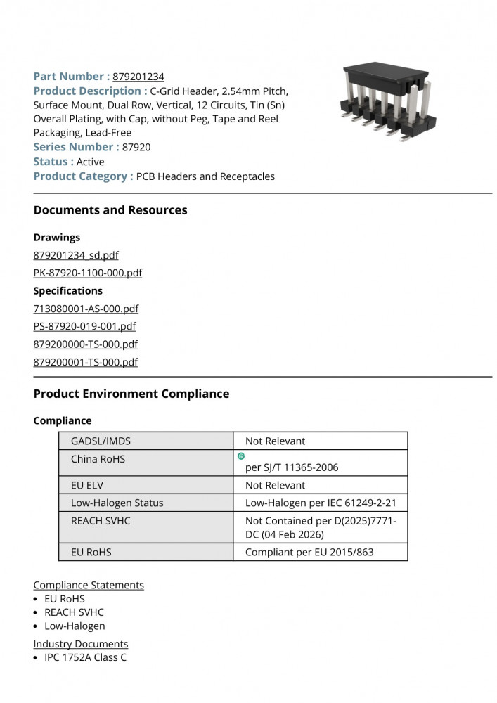 879201234 technical document page 1