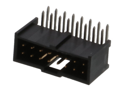 Picoflex PF-50 Header, Vertical, Low Profile, with PCB Pegs, 14 Circuits, Selective Gold (Au) Plating