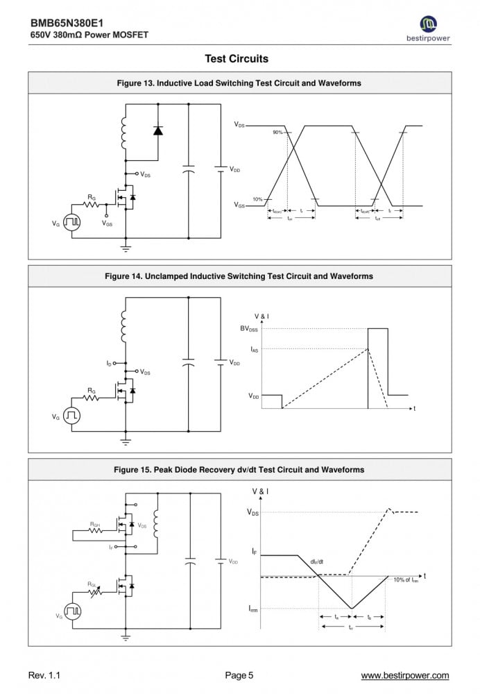 BMB65N380E1 datasheet page 5