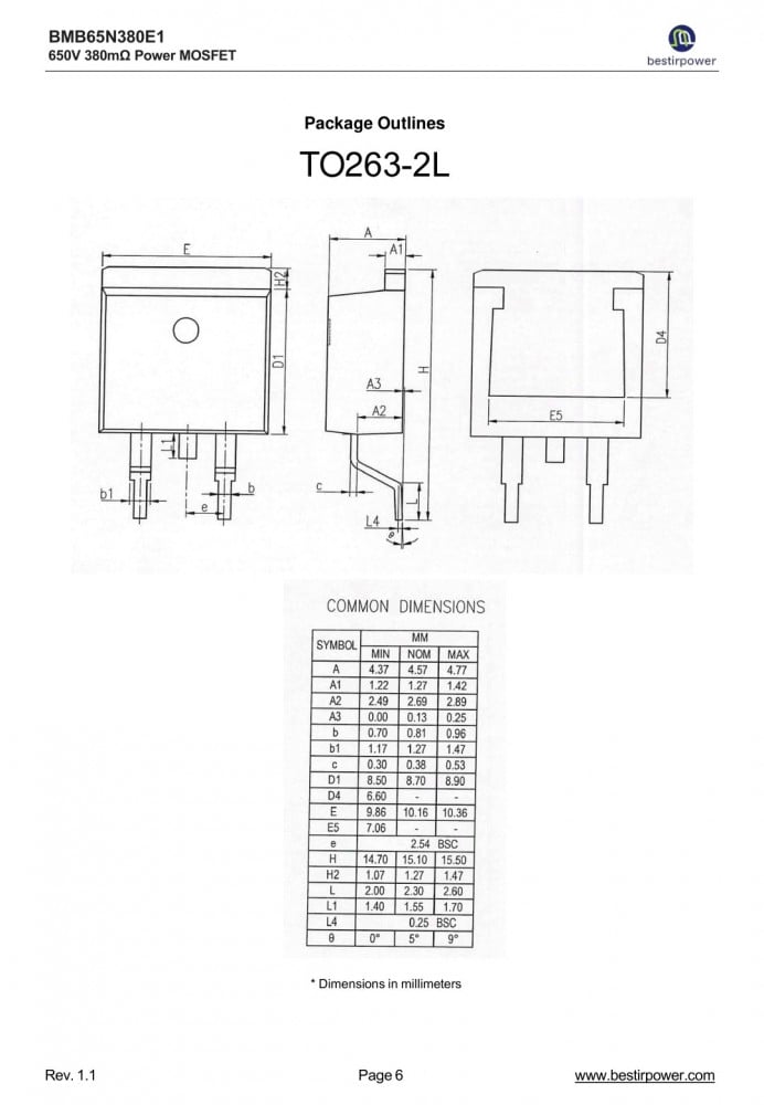 BMB65N380E1 datasheet page 6