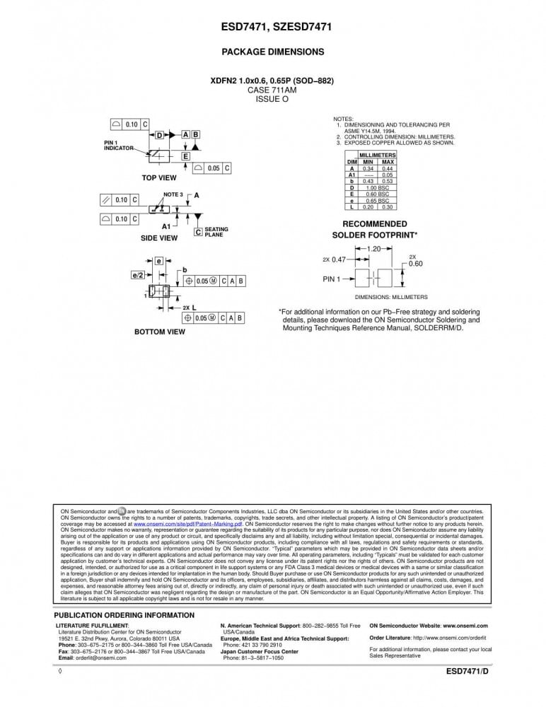 SZESD7471N2T5G datasheet page 6