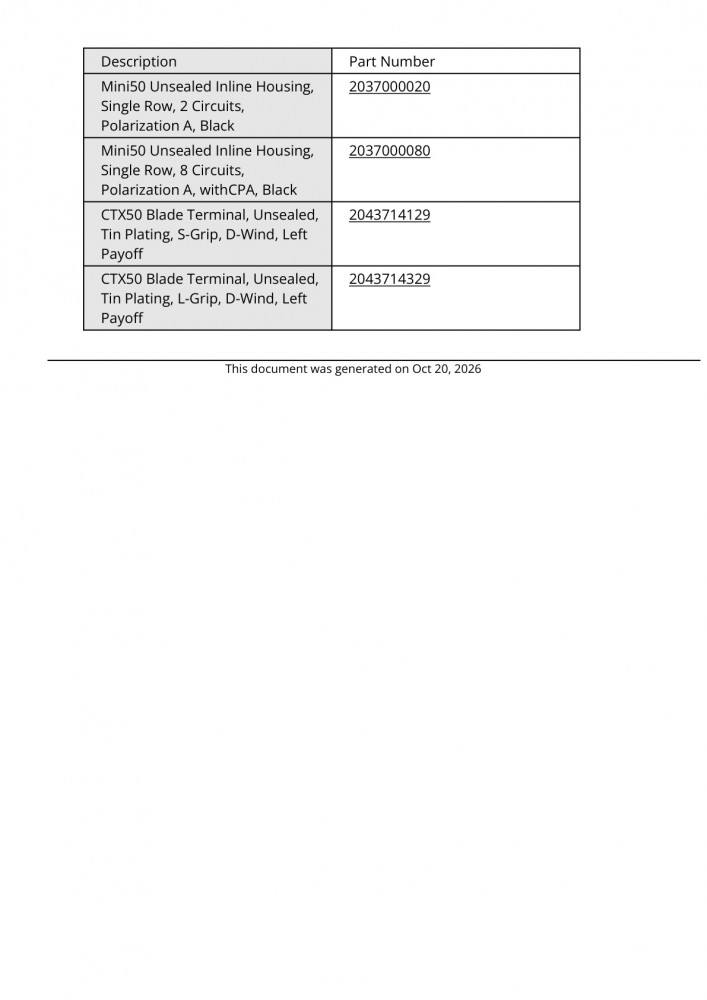 Technical document page 3 for Molex 2002221500