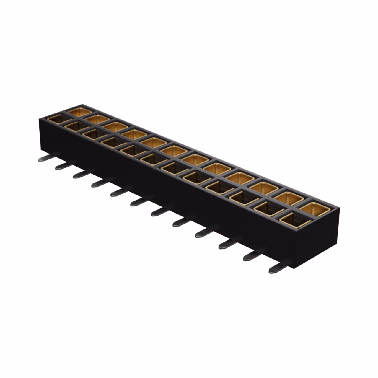 2.00mm Pitch Milli-Grid Receptacle, Surface Mount, Bottom Entry, 0.38µm Gold (Au) Plating, 24 Circuits, Tube, Lead-Free for sale