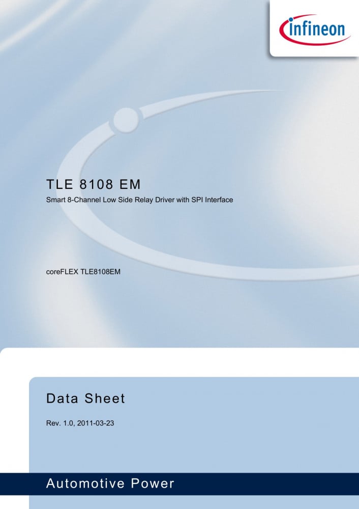 TLE8108EM datasheet page 1