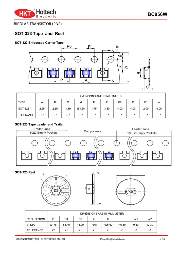 BC856BW datasheet page 4