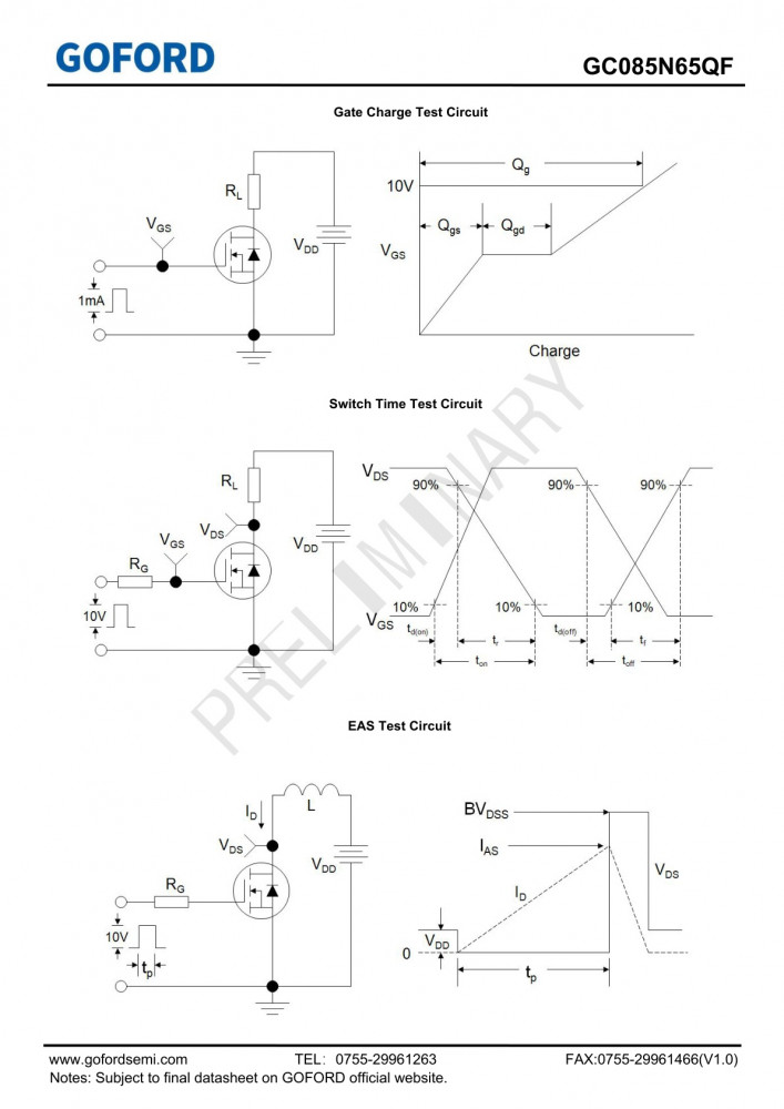 GC085N65QF datasheet page 3