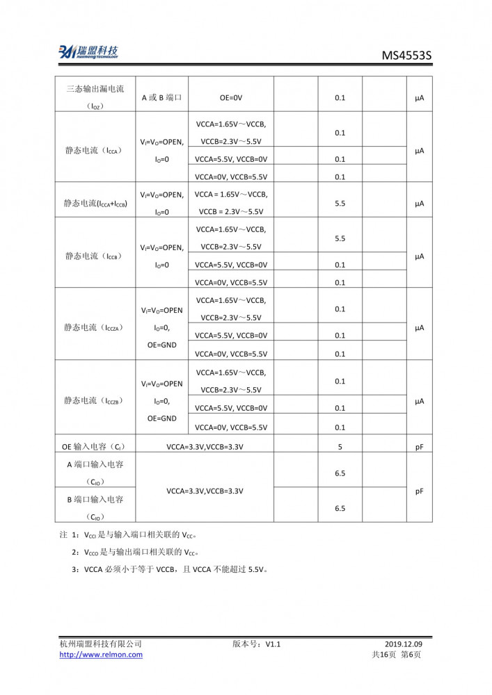 MS4553S datasheet page 6