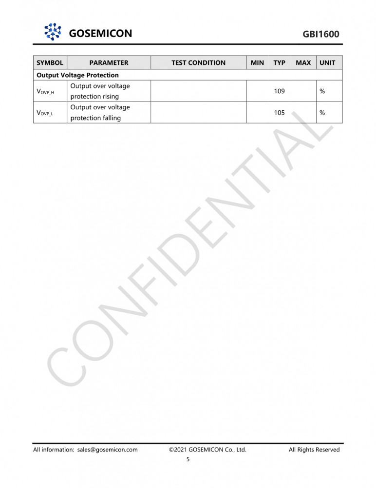GBI1600 technical document page 5
