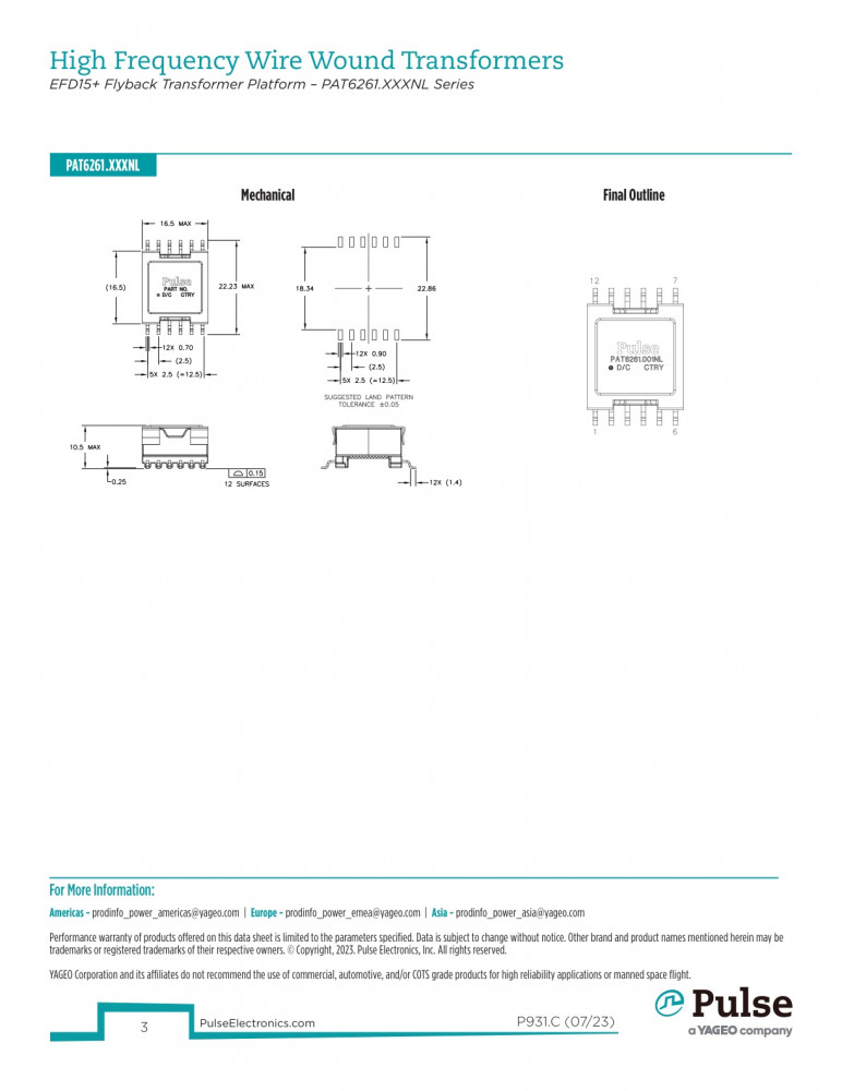 PAT6261.003NLT technical document page 3