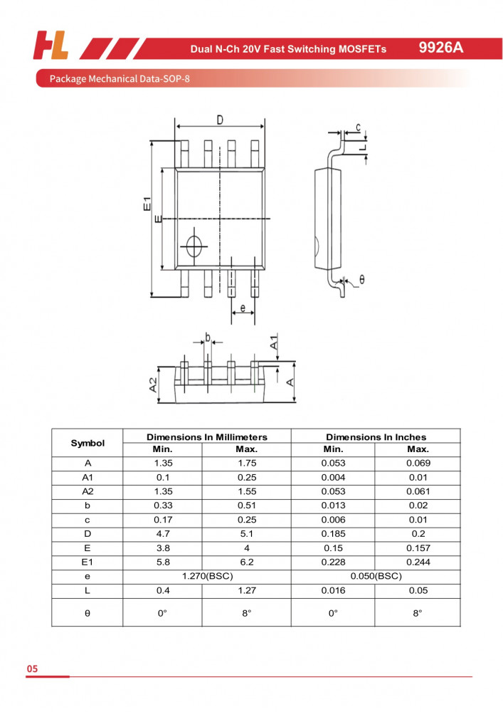 HL 9926A datasheet page 5