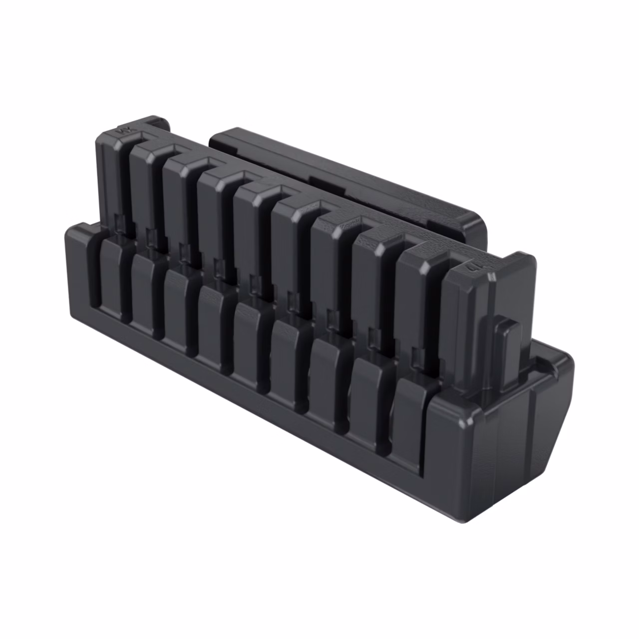 1.50mm Pitch, Micro-Lock Plus Receptacle Crimp Housing, Single Row, Positive Lock, 9 Circuits, Black for sale