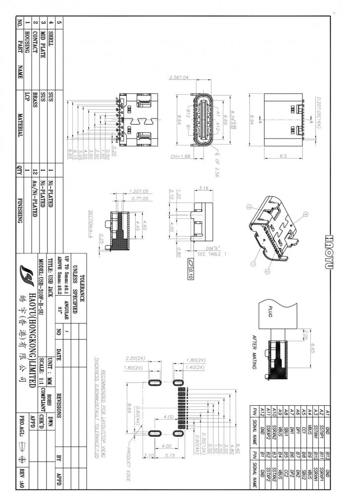 USB-310F-B-SU datasheet page 9