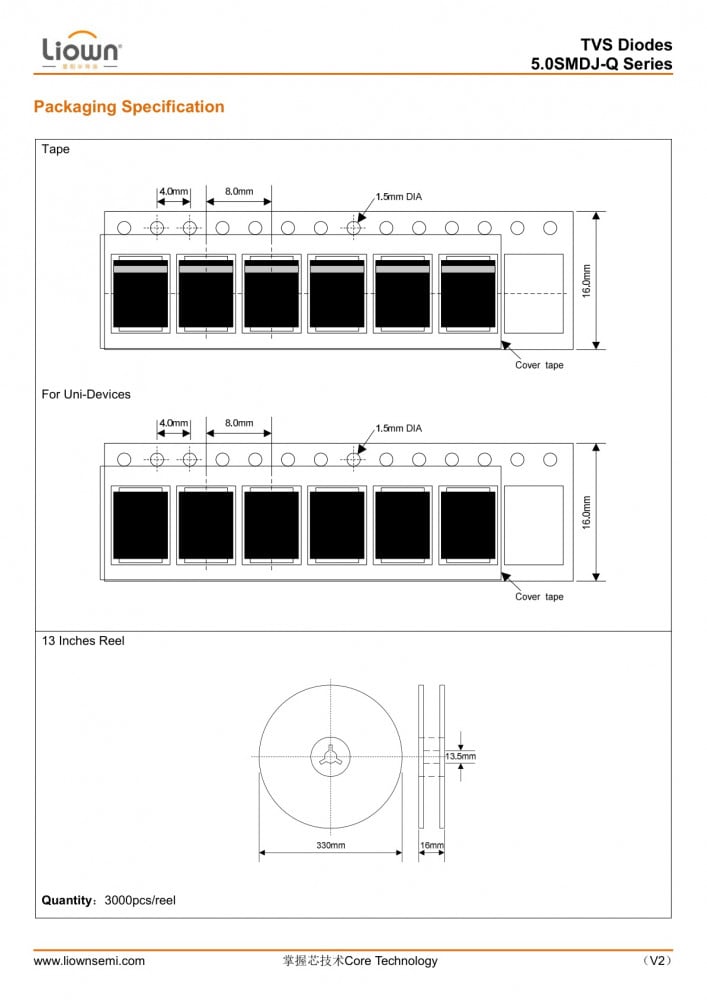 Liown 5.0SMDJ-Q datasheet page 7