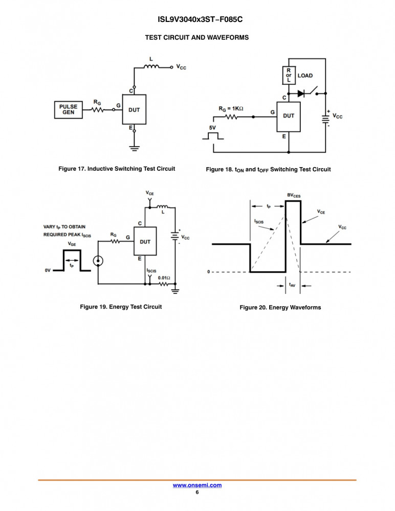 ISL9V3040P3-F085C datasheet page 6