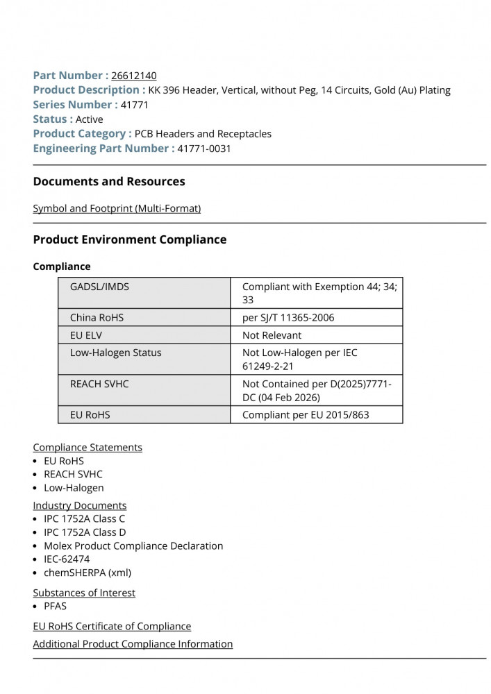 Product document preview, page 1