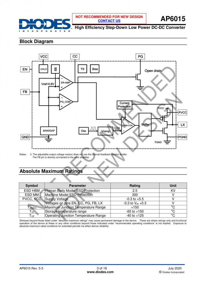 AP6015 datasheet page 3