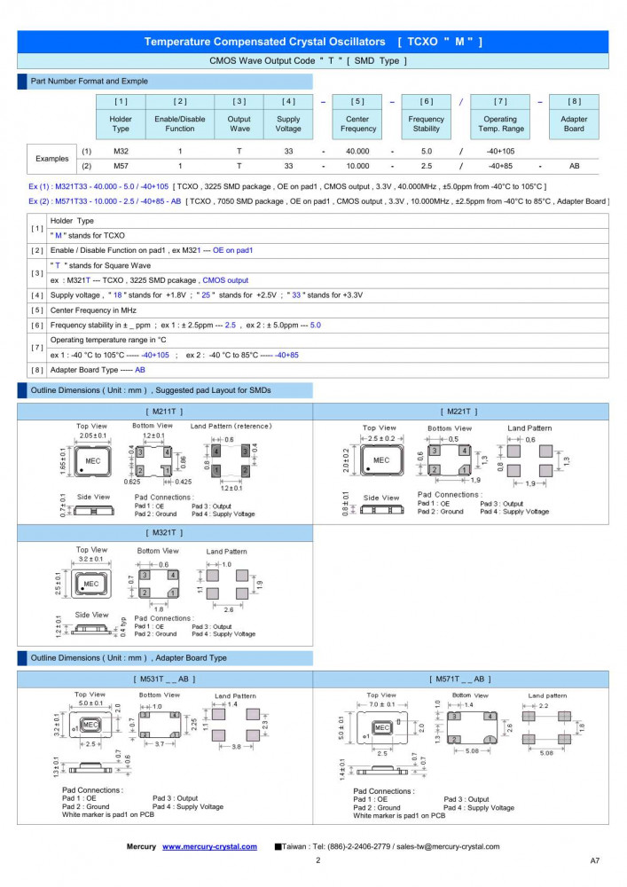 M321T technical document page 2