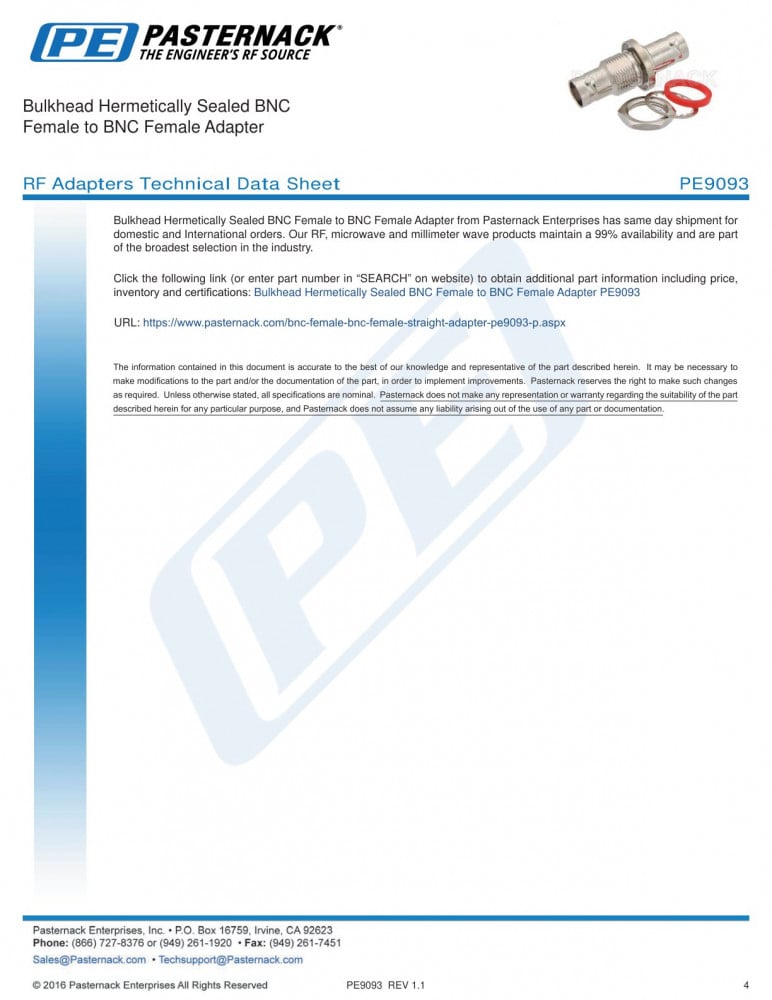 PE9093 technical document page 4