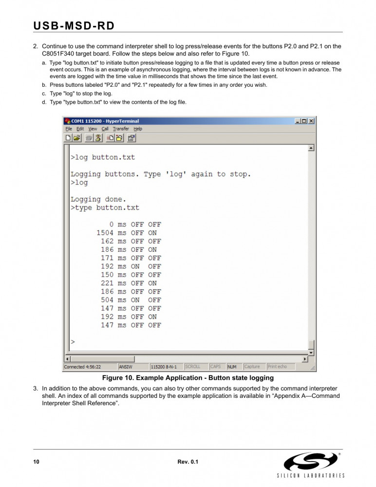 USB-MSD-RD documentation page 10