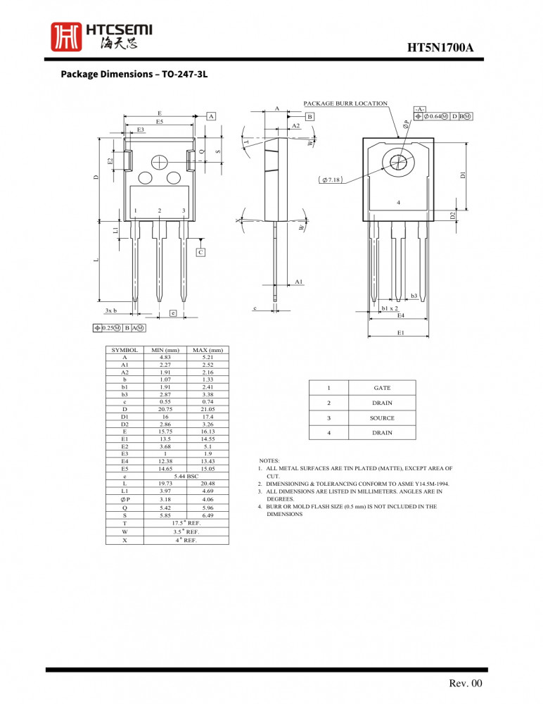 HT5N1700ADZ datasheet page 9