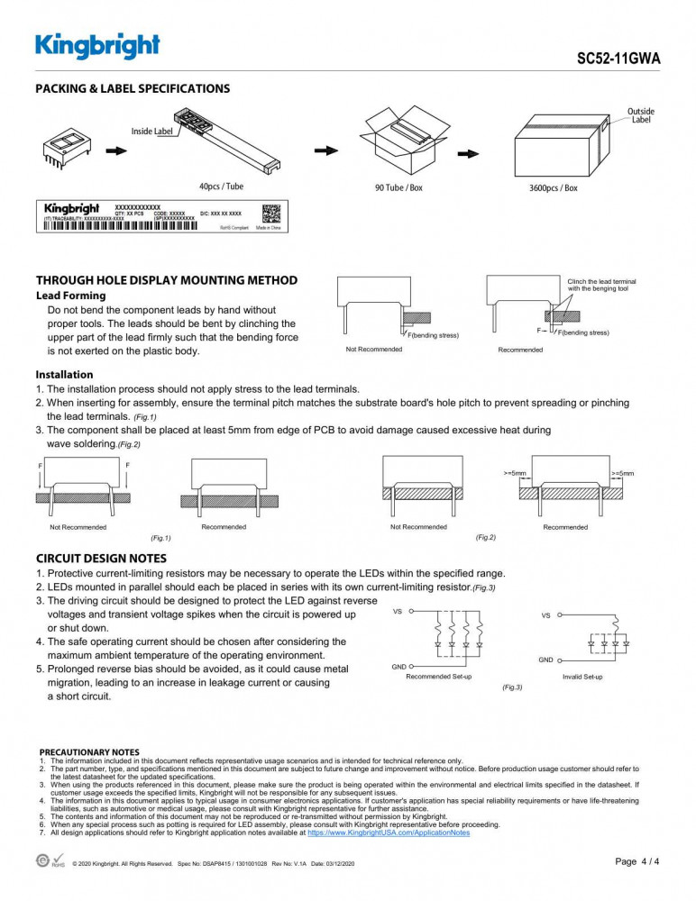 SC52-11GWA datasheet page 4