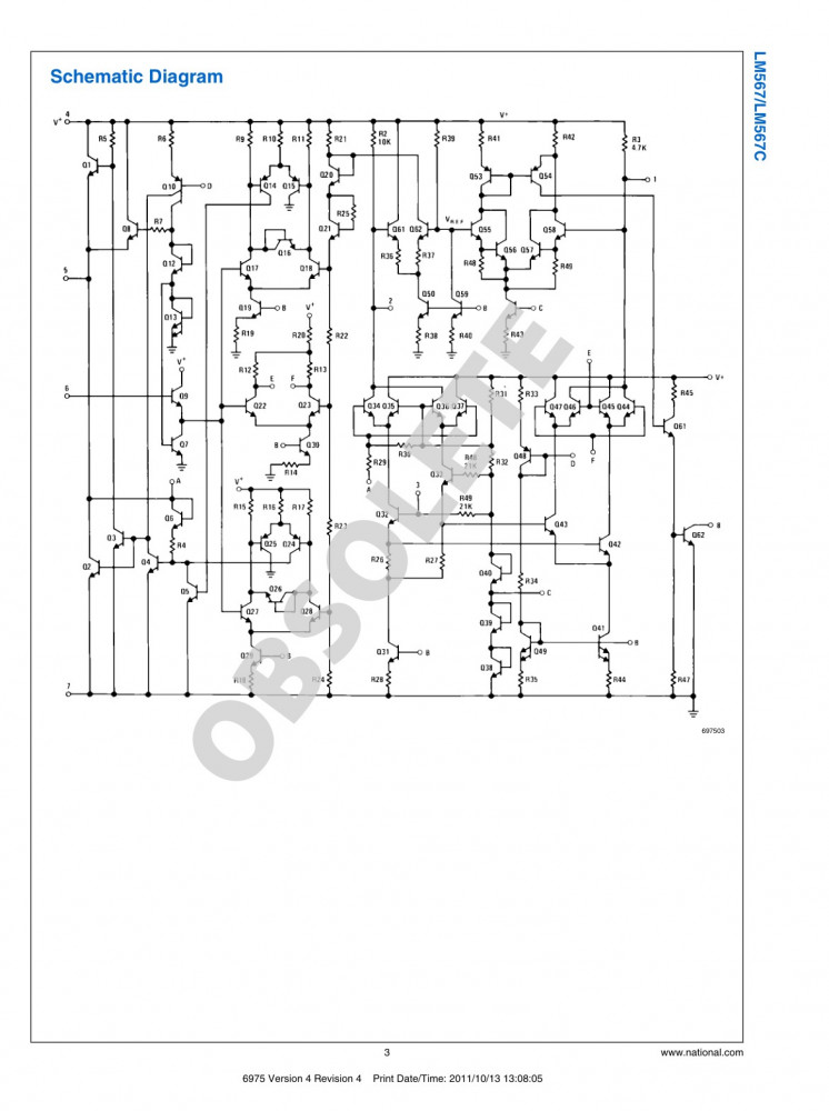 LM567H/B technical document page 5