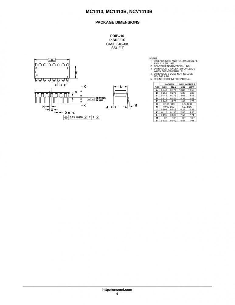 MC1413DR2G datasheet page 6