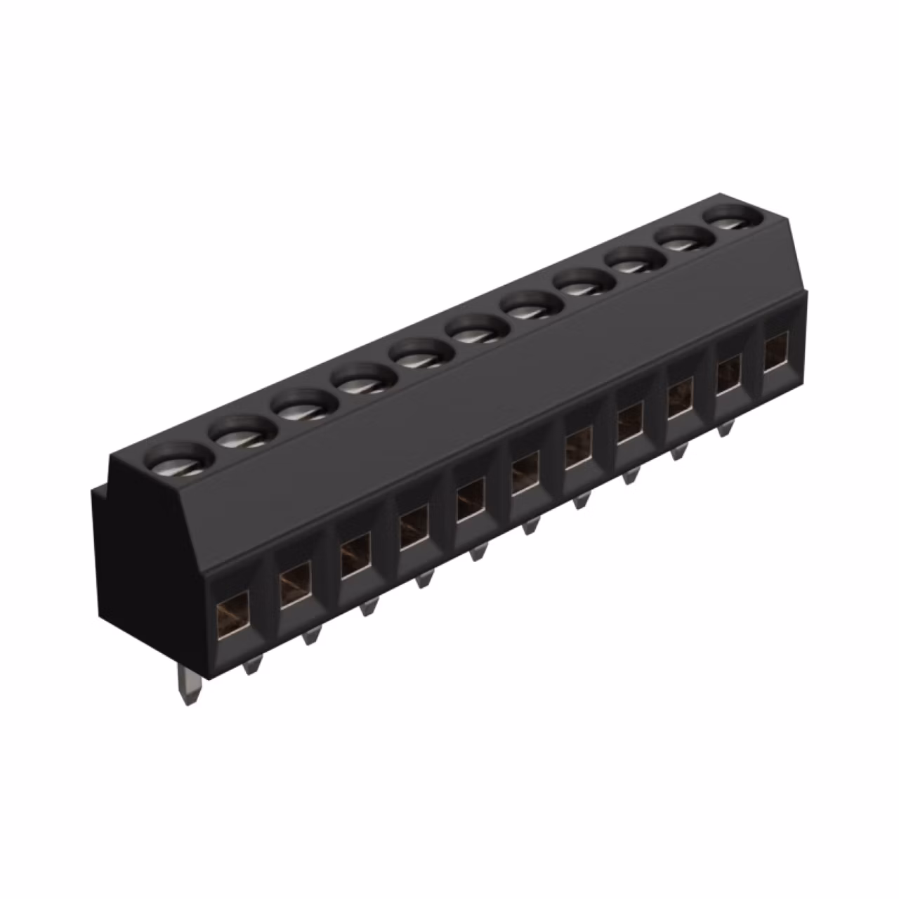 3.50mm Pitch Beau Eurostyle Fixed Mount PCB Terminal Block, 11 Circuits for sale