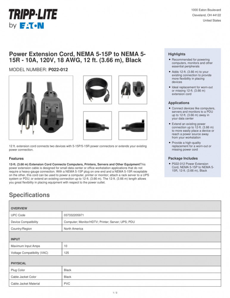 P022-012 document page 1