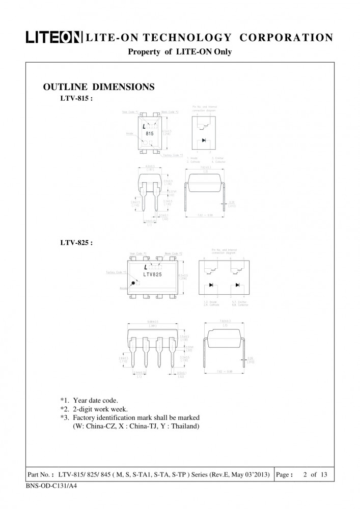 LTV-845 datasheet page 3