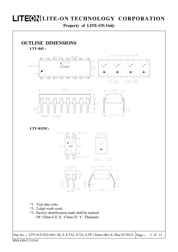 LTV-845 datasheet page 4