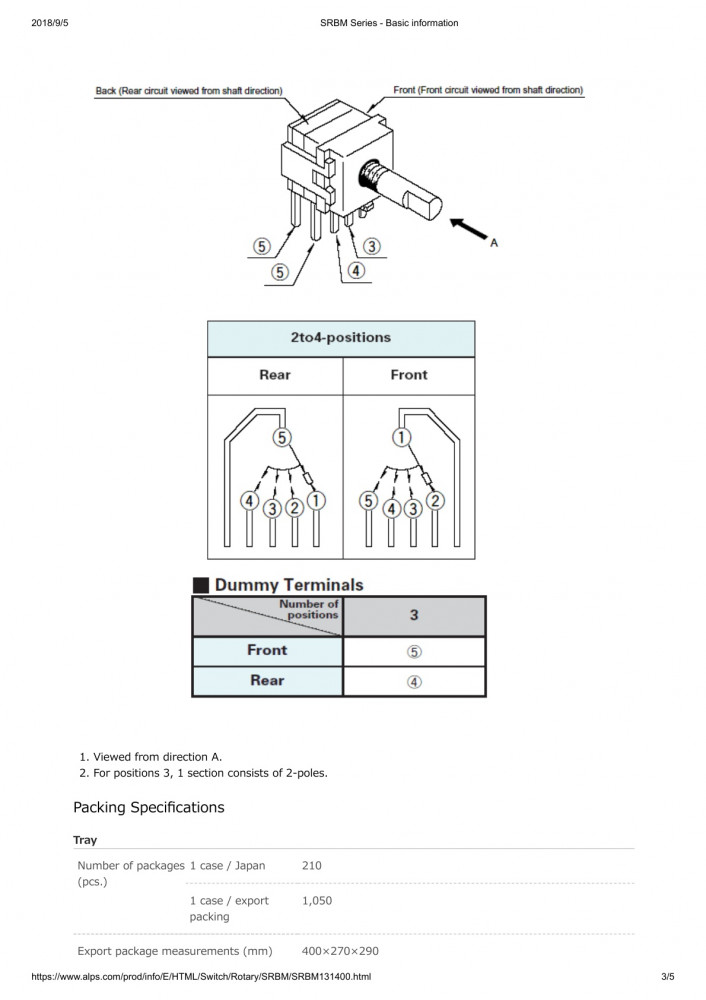 SRBM131400 technical drawing page 3