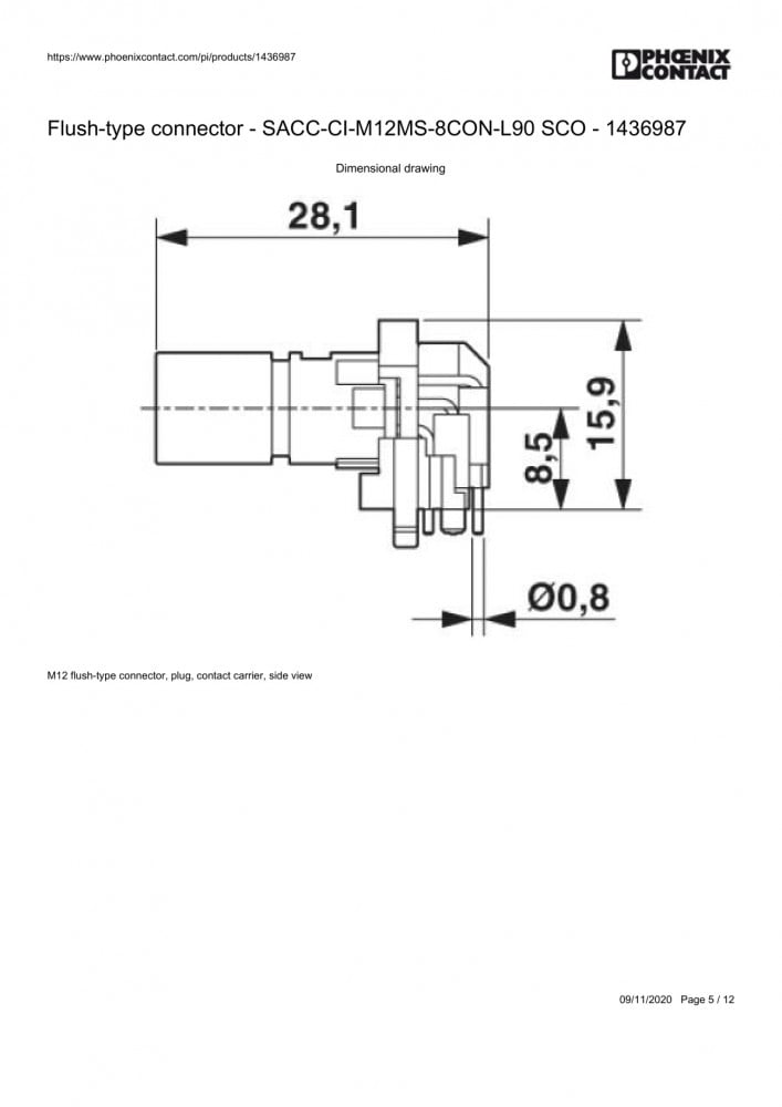 Phoenix Contact 1436987 technical document page 5