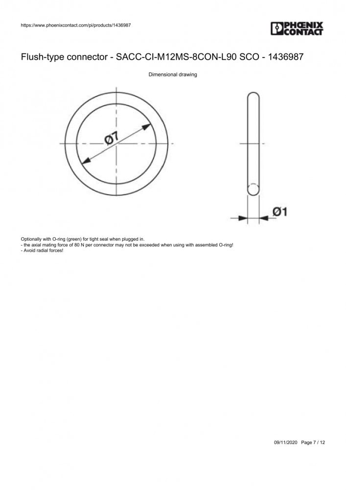 Phoenix Contact 1436987 technical document page 7