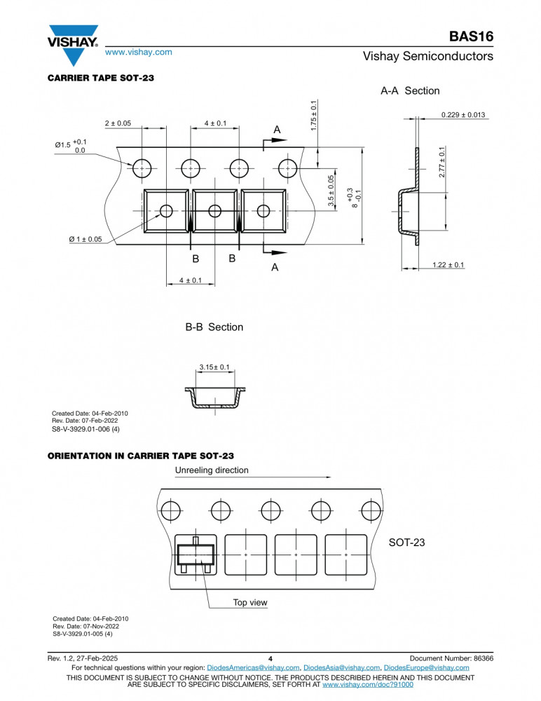 BAS16 datasheet preview, page 4