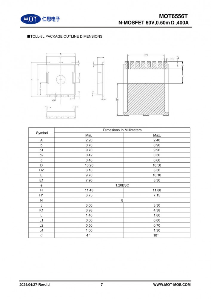 MOT6556T datasheet page 7