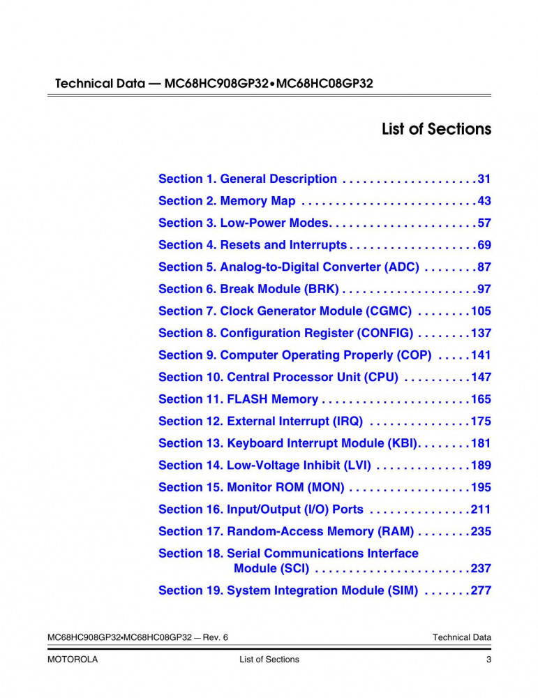 MOTOROLA technical data page 5