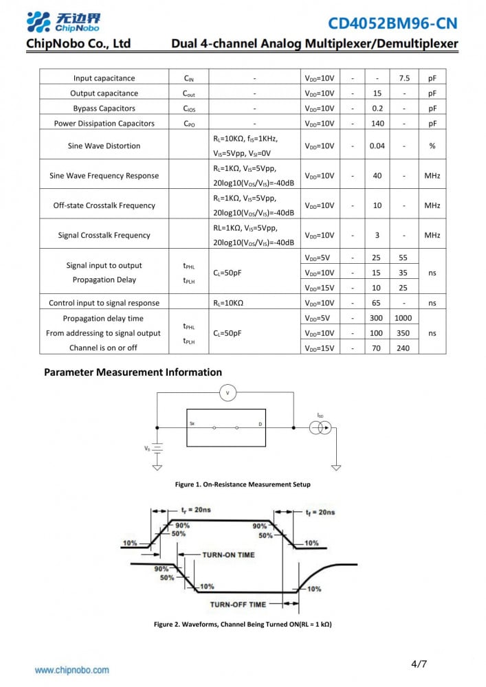CD4052BM96-CN datasheet page 4