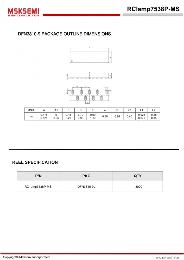 RClamp7538P-MS datasheet page 5