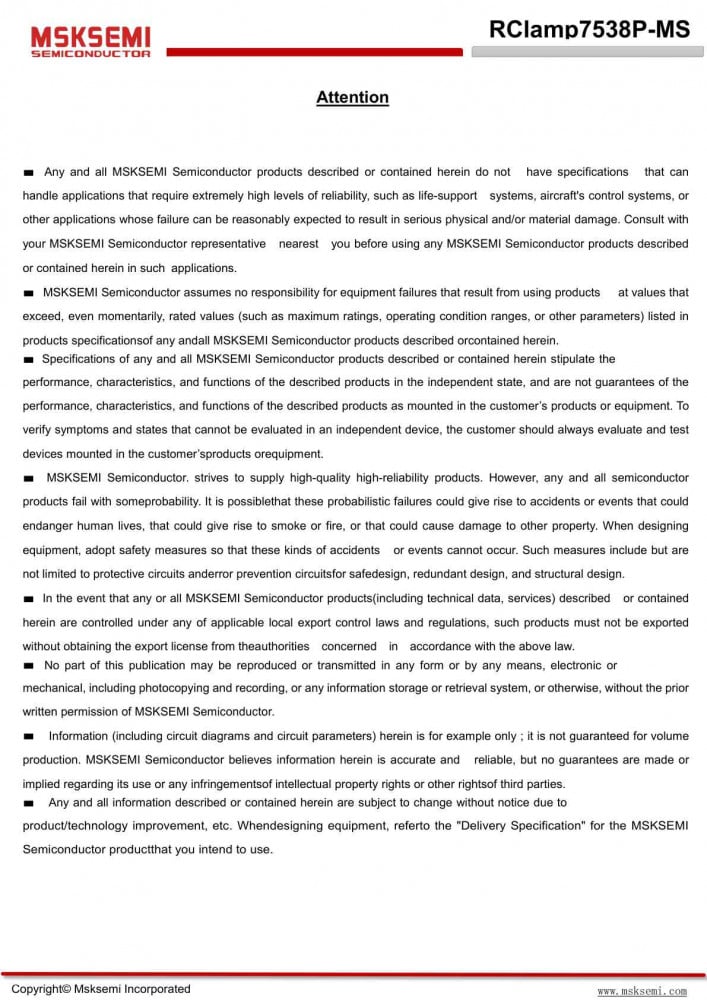 RClamp7538P-MS datasheet page 6
