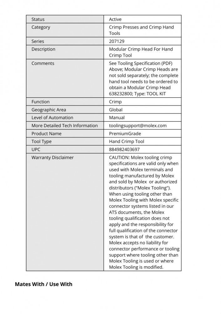 Molex 638232870 product document page 2