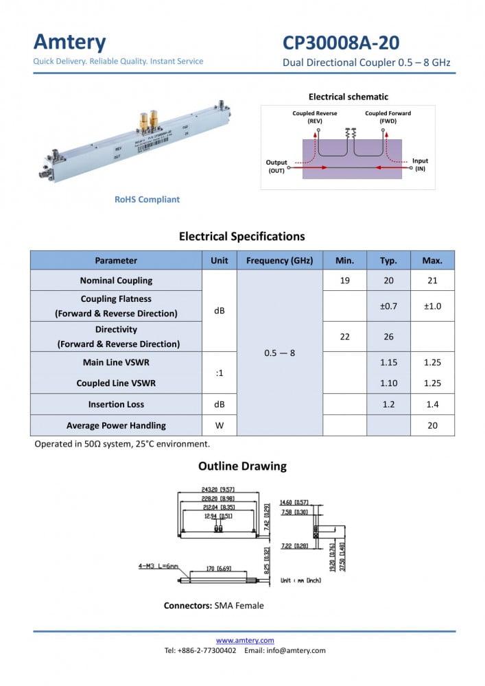 CP30008A-20 technical document page 1
