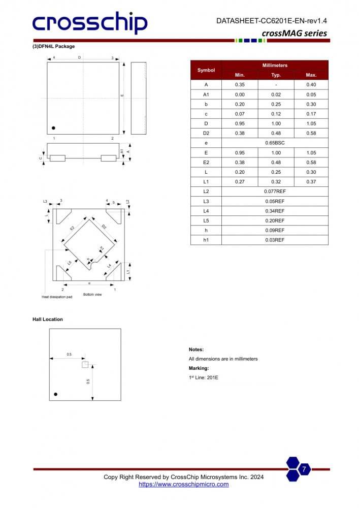CC6201E datasheet page 7