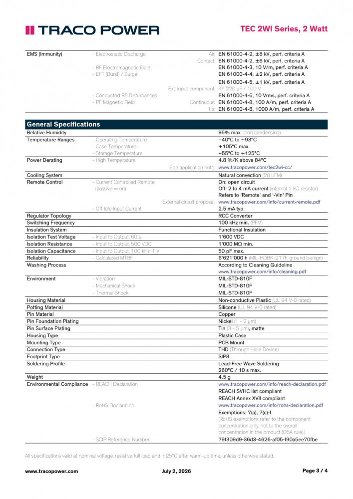 TEC 2-2419WI document page 3