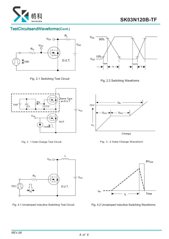 SK03N120B-TF datasheet page 8